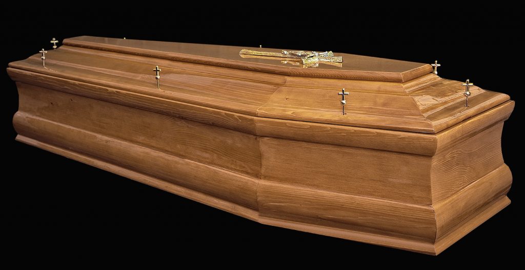 Sicriu - Cappuccino / Nuc, 6 laturi - Funerare Alexandru