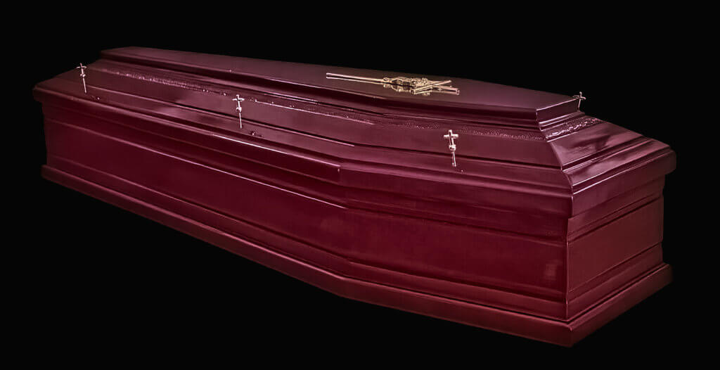 Sicriu - Visiniu, 6 laturi - Funerare Alexandru